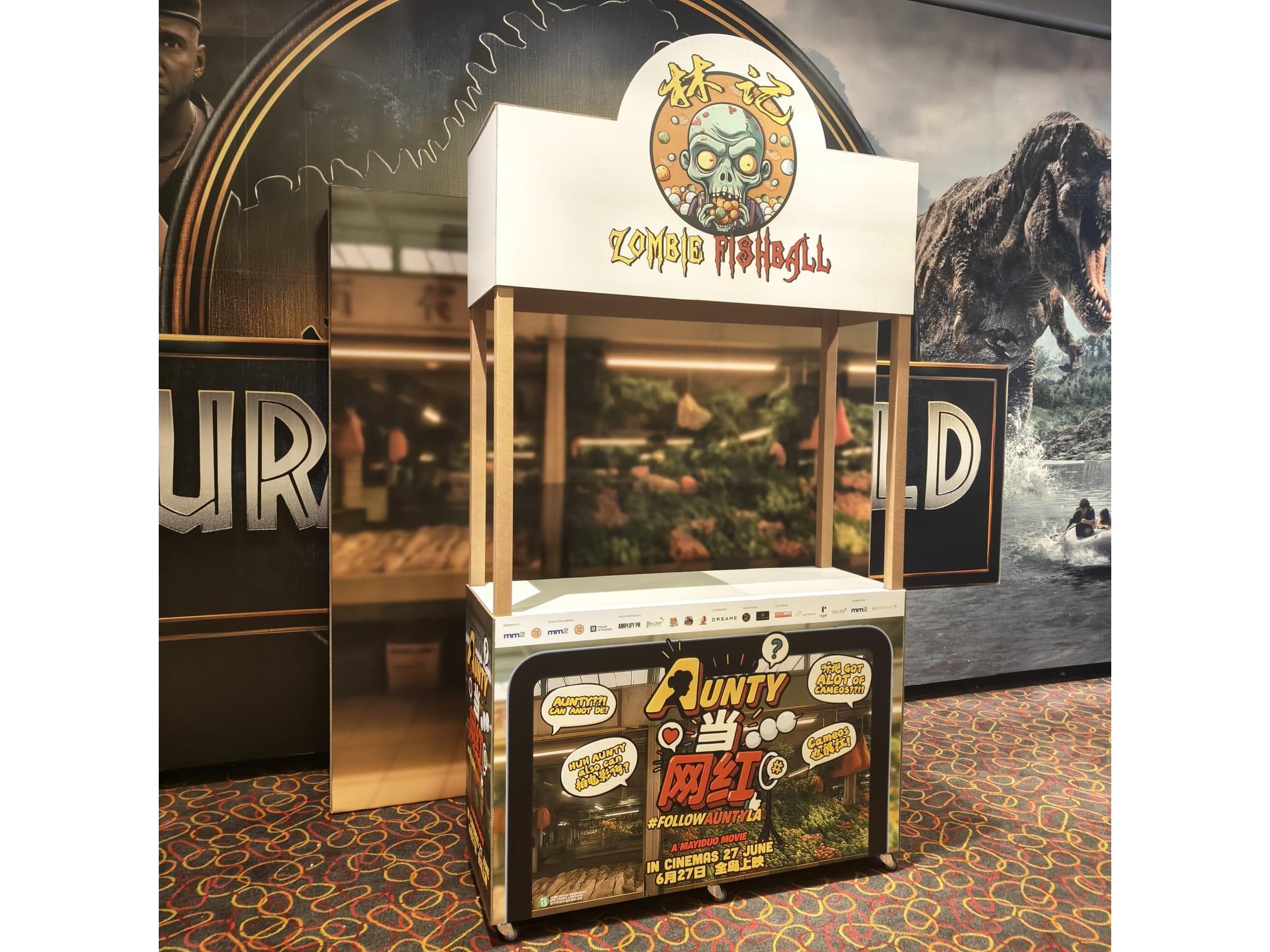 Golden Village Booth - Follow Aunty La Zombie Fish Ball Stand