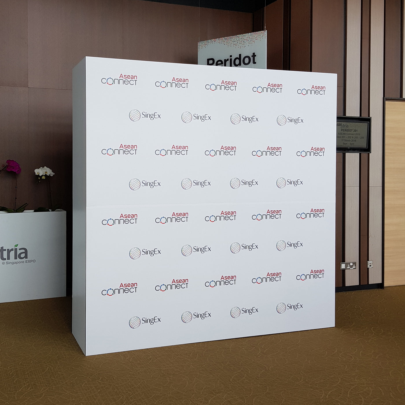 8ft x 8ft Backdrop with PaperConnect Structure
