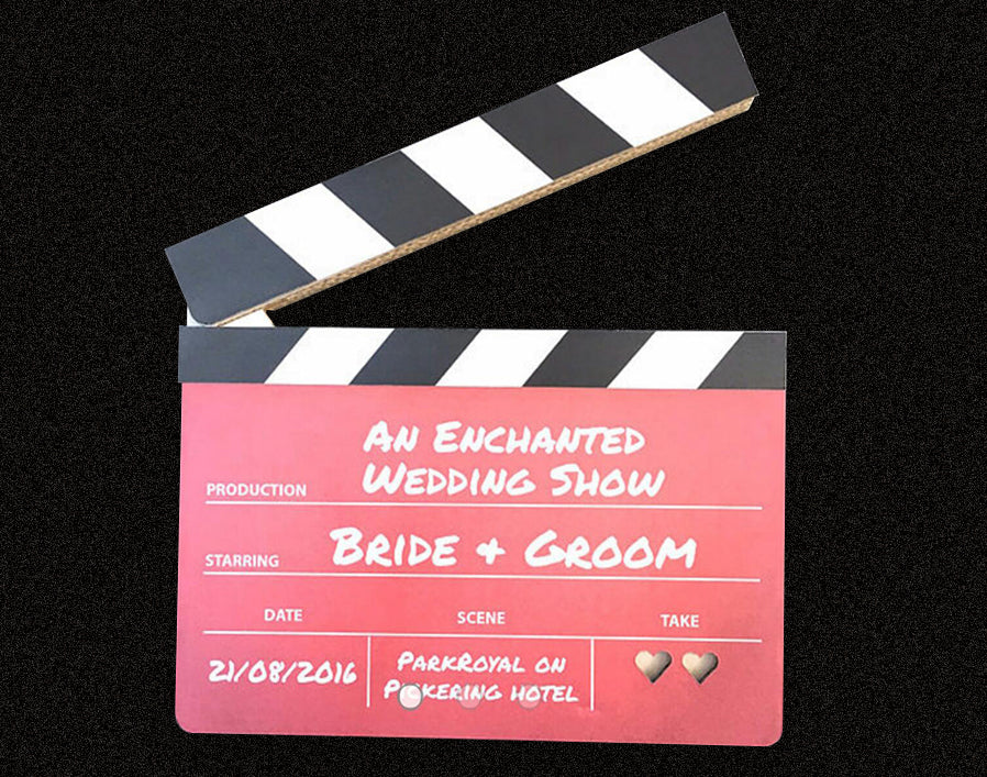 Clapper Board Wedding Buy Wedding Video Scene Wood Board Photo Decor
