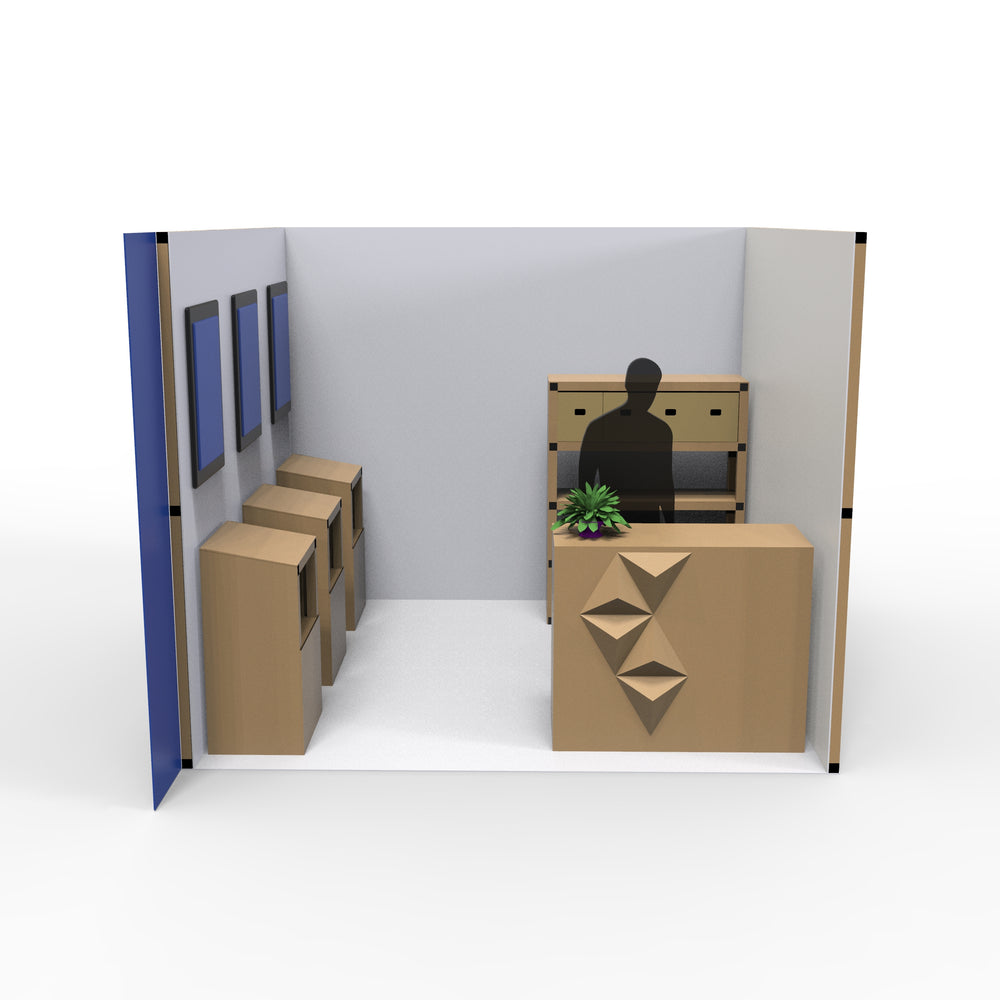3m x 3m Booth Space Design 1