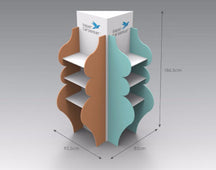 4-Sided Floor Display