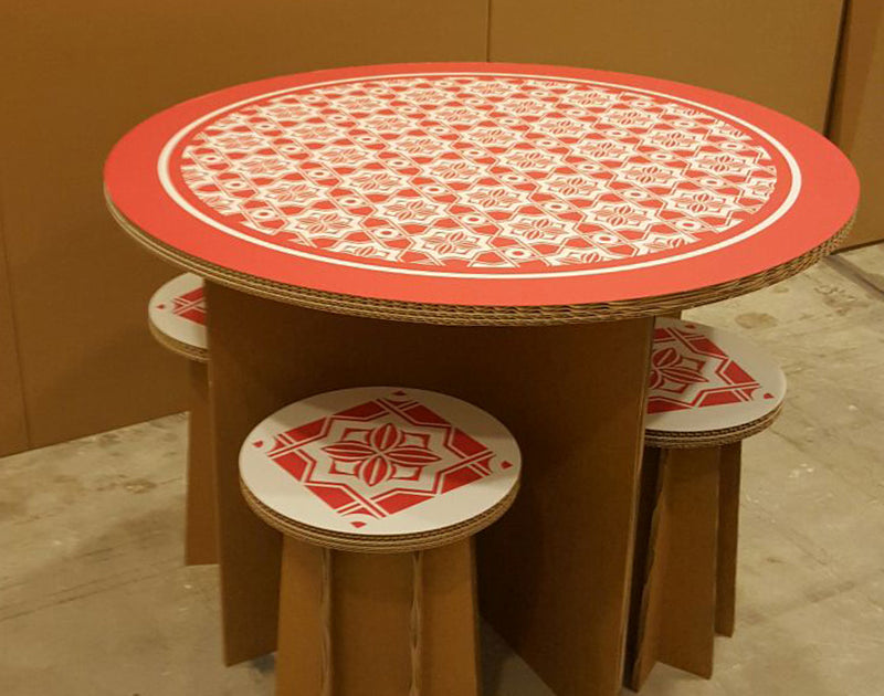 HDB Mosaic Table Set