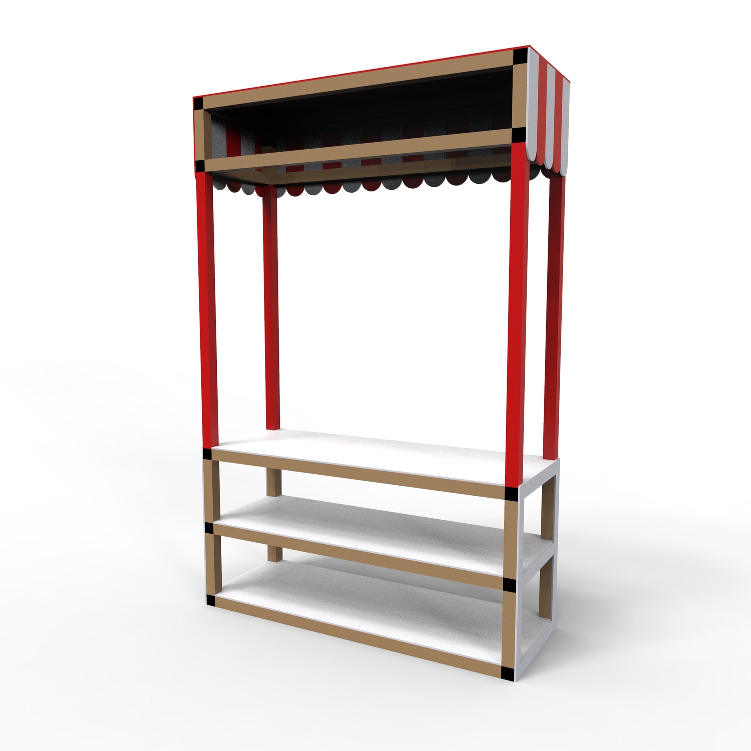 Uncovered Carnival Stall