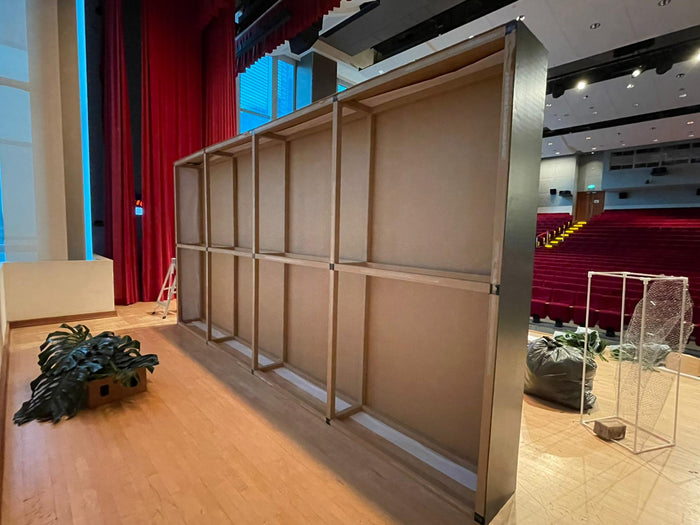 8ft x 12ft Backdrop with PaperConnect Structure (Reusable)