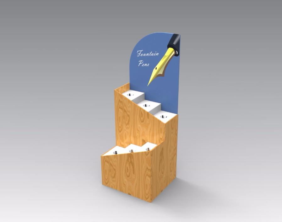 Fancy Steps Display Standee